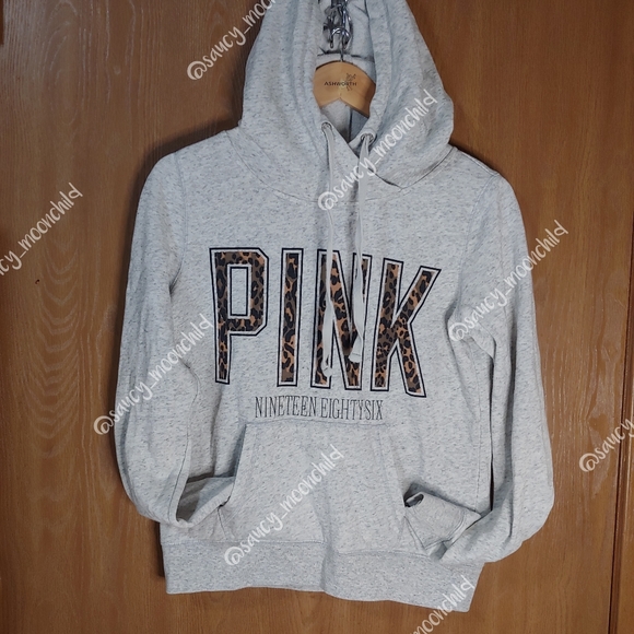 PINK Victoria's Secret | Tops | Pink Victorias Secret Grey Grey Animal ...